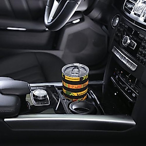 VKKOEWL American Flag African Kente Stainless Steel Insulated Tumbler 20 Oz Travel Water Bottle Coffee Mug Drink Cup With Lid Straw