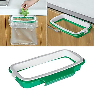 Garbage Bag Rack Over Cabinet Door Trash Bag Holder Kitchen Sink Organizer Multifunction Storage Shelf RV Bathroom Dorm Room Office