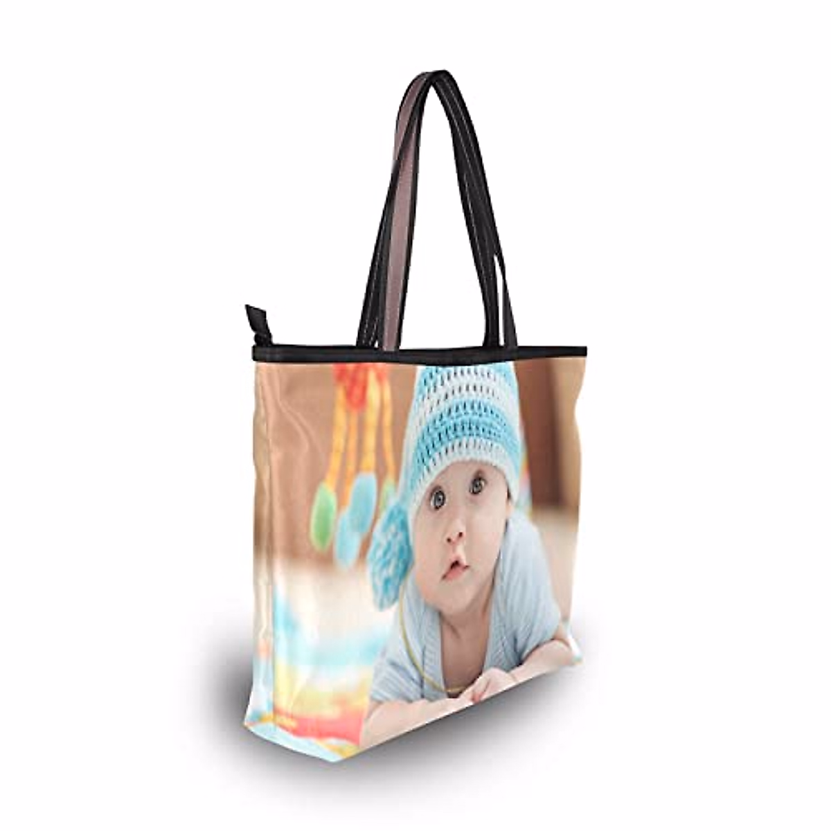 cooltfun Custom Tote Bag Customized Tote Purse Personalized Tote Bag,Custom Photo Tote Bag for Women