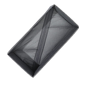 Bructhun Sock Drawer Organizer Set of 3 Storage Boxes, Underwear Organizer Dividers, Dresser Drawer Dividers for Clothes, Closet Cabinet Organizer for Bra Ties Leggings