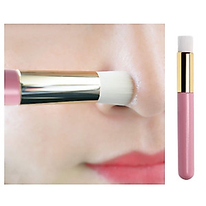 Penta Angel Lash Shampoo Brushes 2Pcs White Pink Eyelash Extension Nose Pore Blackhead Facial Deep Cleaning Washing Brush Tools for Women Girls