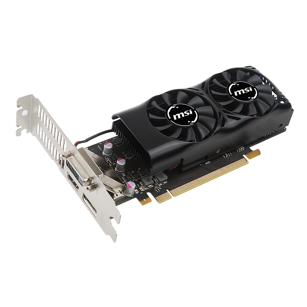 MSI Low Profile Compatible Graphics Cards GeForce GTX 1050 Ti 4GT LP