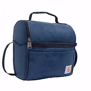 Carhartt Gear B0000304 Insulated 12 Can 2 Compartment Lunch Cooler - One Size Fits All - Navy