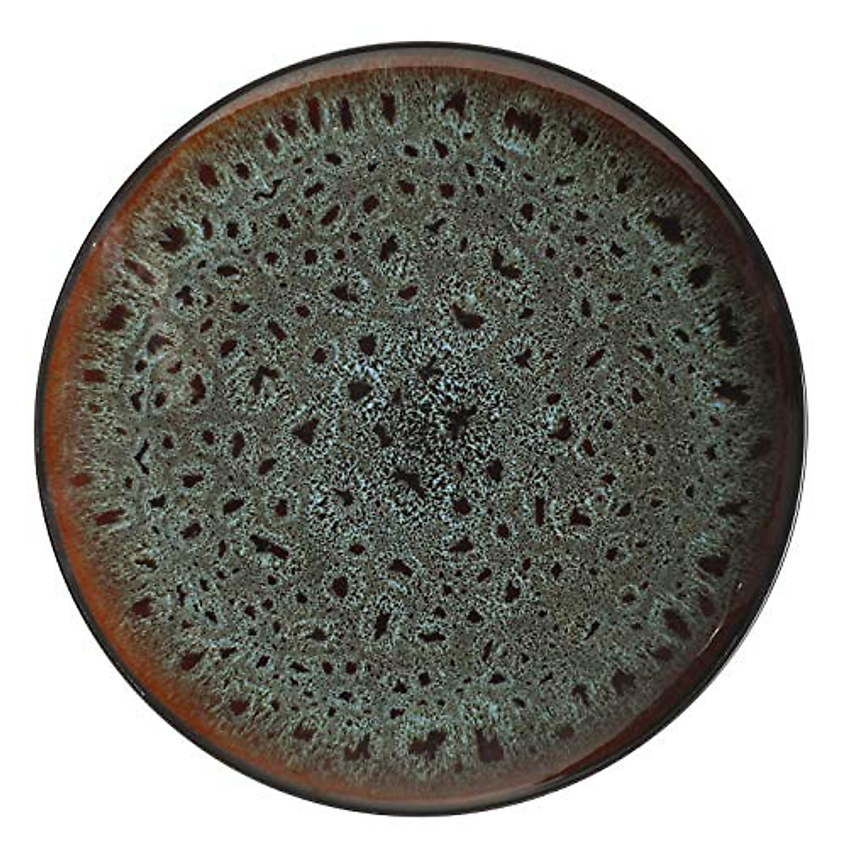 Gibson Elite Kyoto Double Bowl Dinnerware Set, Service for 4 (16pcs), Teal