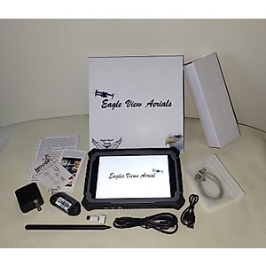 2600 Nit Tablet, Ultra Bright Video, Phone, GPS, Hand Held Computer, Waterproof, Rugged mounting Stand, Versatile Positioning Post, Capacitive Pen, and Positioning Level for Tripod use(Black)