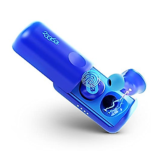 233621 Droplet True Wireless Earbuds, CVC 6.0 Call Noise Cancelling Headphones, IPX5 Waterproof Bluetooth 5.0 Earphones Touch Control, Stereo Sound, Comfortable fit for Home, Office, Gym (Blue)
