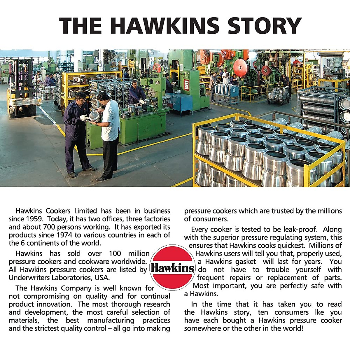 Hawkins SSC35 Induction Base Stainless Steel Pressure Cooker, 3.5L, Silver