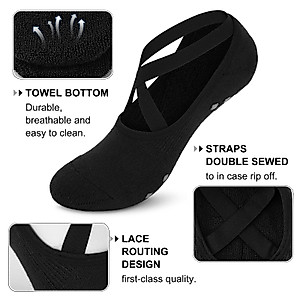 Diu Life Grip Socks Yoga Socks with Grips for Women Non Slip, Pilates, Workout, Pure Barre, Ballet, Dance, Hospital Socks