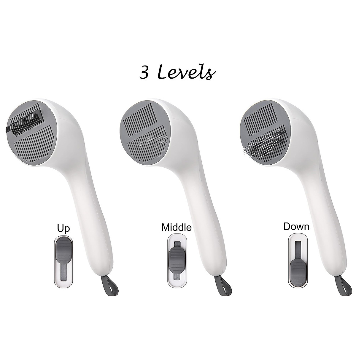 Sneatup 2-in-1 Pet Hair Deshedding Brush & Undercoat Rake Grooming Tools