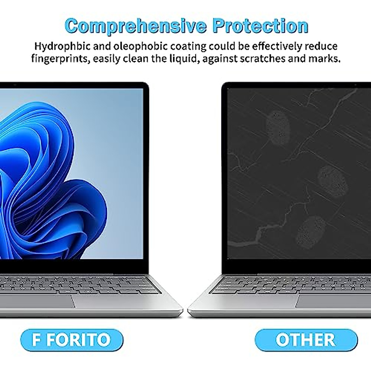 F FORITO 2-Pack Anti Blue Light Screen Protector Compatible with 14.4" Microsoft Surface Laptop Studio (2022) - Eye Protection Anti Glare & Anti Scratch Screen Filter