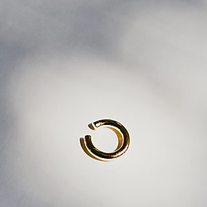 Women's Gold Thick Solid Ear Cuff | Waterproof Chunky Ear Wrap (Sold as A Single)