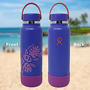 Hydro Flask Hydrangea Wide Mouth Flex Cap Bottle, 1 EA
