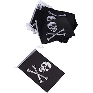 Juvale Pirate Birthday Banner Flags (80 ft.)
