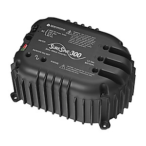 Morningstar SureSine (Classic) 300W Power Inverter, Pure Sine Wave Inverter, Power Inverter 12V to 110V DC to AC Converter, 300 Watt Inverter, Power Inverters for Vehicles, Lowest Fail Rate Solar Pane