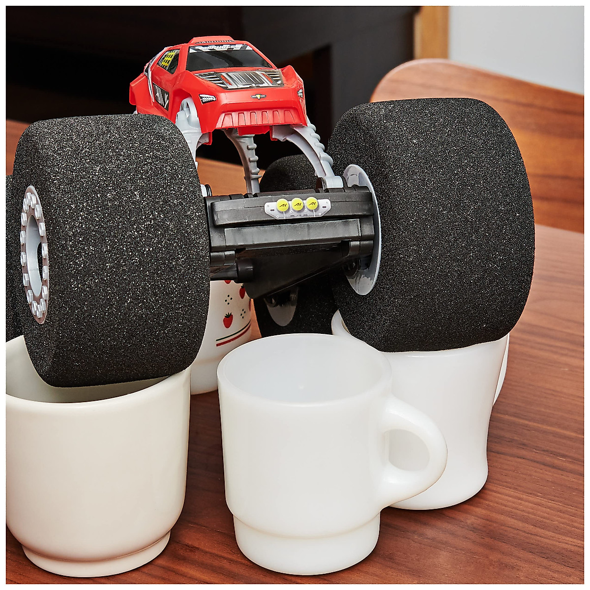 Air Hogs Super Soft, Stunt Shot Indoor Remote Control Car with Soft Wheels, Toys for Boys, Aged 5 and up