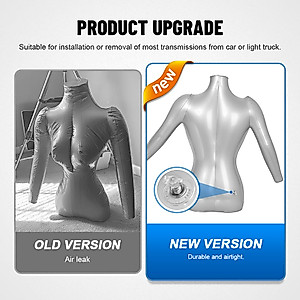 Newsmarts Inflatable Female Mannequin Half Body with Arms Torso Top Shirt Form Display Dummy Model