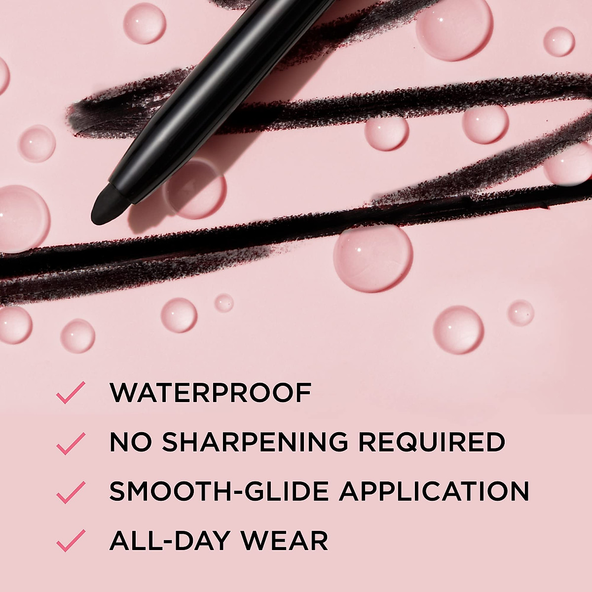 IT Cosmetics Superhero No-Tug Retractable Eyeliner, Brown - All-Day Wear, Waterproof Formula Won’t Smudge - With Avocado Oil, Chamomile Extract, Vitamin E & Carnauba Wax - 0.008 oz