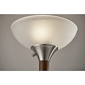 Adesso Home 7207-15 Transitional Two Light Floor Lamp from Alta Collection in Pwt, Nckl, B/S, Slvr. Finish, Pewter