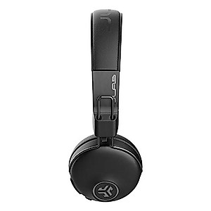 JLab Studio ANC On-Ear Wireless Headphones | Black | 34+ Hour Bluetooth 5 Playtime - 28+ Hour with Active Noise Cancellation | EQ3 Custom Sound | Ultra-Plush Faux Leather & Cloud Foam Cushions