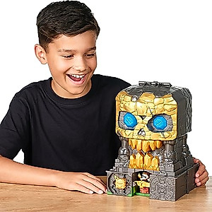 TREASURE X Lost Lands Skull Island Skull Temple Mega Playset, 40 Levels of Adventure. 4 Micro Sized Action Figs. Survive The Traps and Discover Guaranteed Real Gold Dipped Treasure