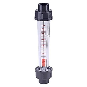 Plastic Tube Type 100 to 1000L H Water Meter Flowmeter LZS 15D with Simple Structure Easy Operation Low Weight Unbreakable and Long Life Span Widely Used in Water Industrial Field