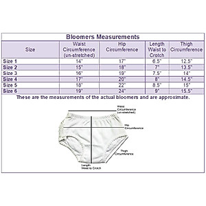 B-One Kids Baby Girls 100% Cotton Diaper Cover Bloomers 4 Pack (Size 2, Pastel)