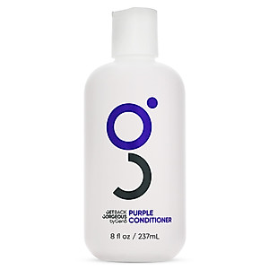 GBG Purple Conditioner for Blonde Hair - Hair Toner for Bleached, Grey & Blonde, Conditions & Neutralizes Brassy Hair in 3 Minutes - Hair Mask for Soft, Shiny & Silky Hair for Women & Men, 8 Oz
