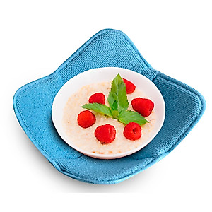 Microwave Bowl Holders Blue Light + Red