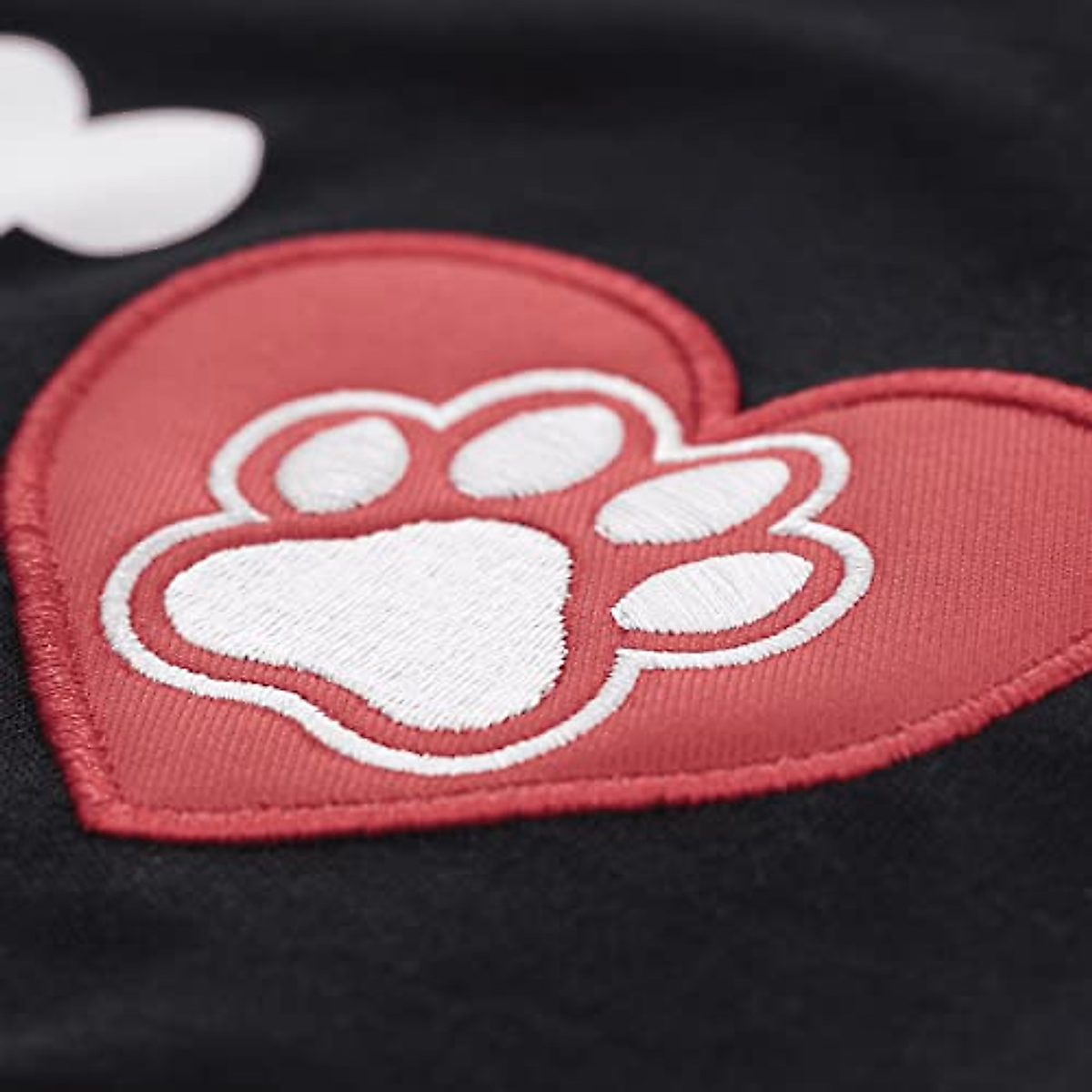 Cute Dog Shirt for Small Dogs Girl Cotton Dog T Shirts for Medium Dogs Funny Heart Embroidery I Love My Dad Patterns Breathable Puppy Tank Top Vest Tee Sleevless Black,Dog Gifts for Dog Father