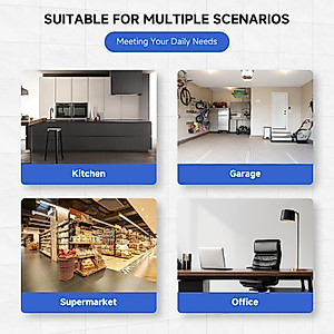 Garvee Stainless Steel Shelves,60x18x72 in Storage Shelf 5-Tier Heavy Duty Adjustable Shelf Unit with Adjustable Height and Vent Holes for Kitchen Garage Office Restaurant,330lb Per Shelf