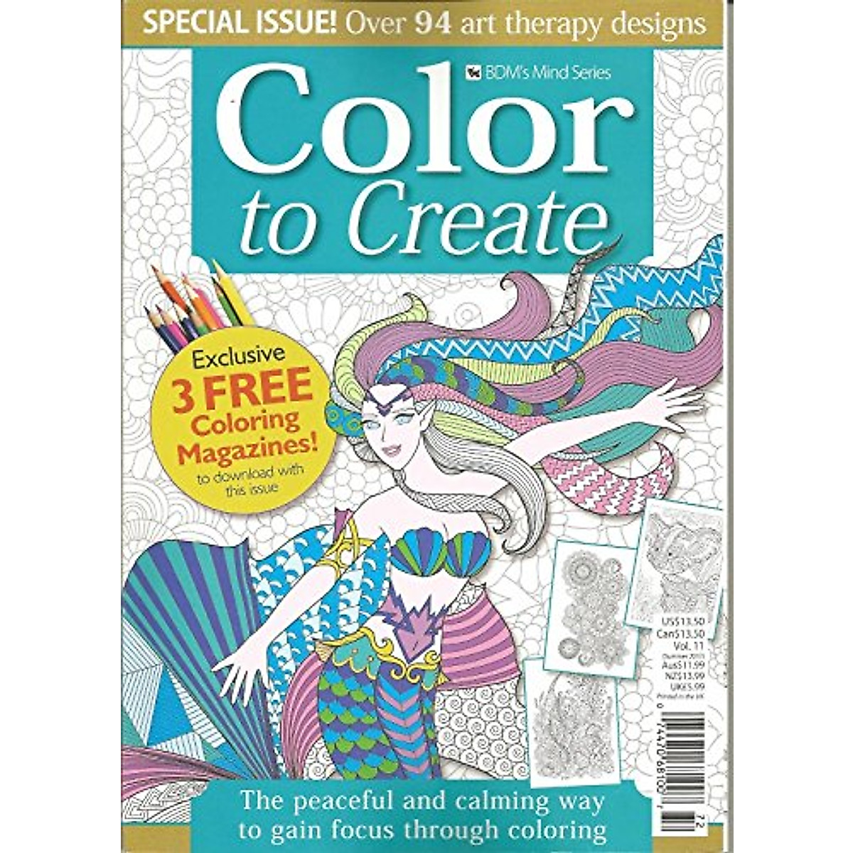 COLOR TO CREATE, RELAX AND DE-STRESS USING COLORING ART SUMMER, 2017 VOL. 11