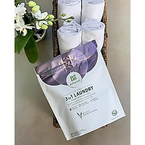 Grab Green 3-in-1 Laundry Detergent Pods, 24 Count, Lavender Vanilla Scent, Plant and Mineral Based, Superior Cleaning Power, Stain Remover, Brightens Clothes