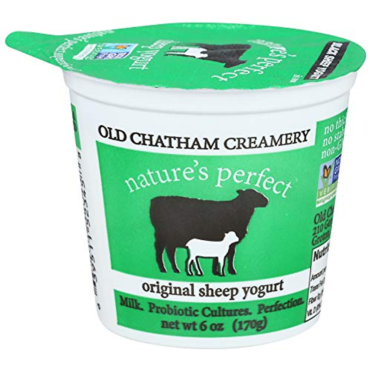 Old Chatham Sheepherding Company Sheep'S Milk Yogurt, Plain, 6 oz