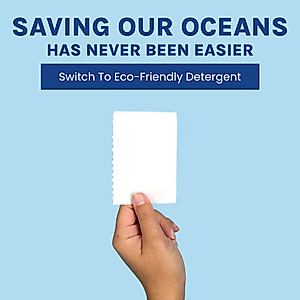 Blue Water, Laundry Detergent Sheets, 64 Loads