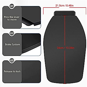 Mixer Slider for Kitchenaid 5-8 Qt Bowl Lift Stand Mixer,Sliding Tray Kitchen Appliance Slide Tray Mixer Mover Mixer Mat with Smooth Rolling Wheels for Kitchenaid Professional Series