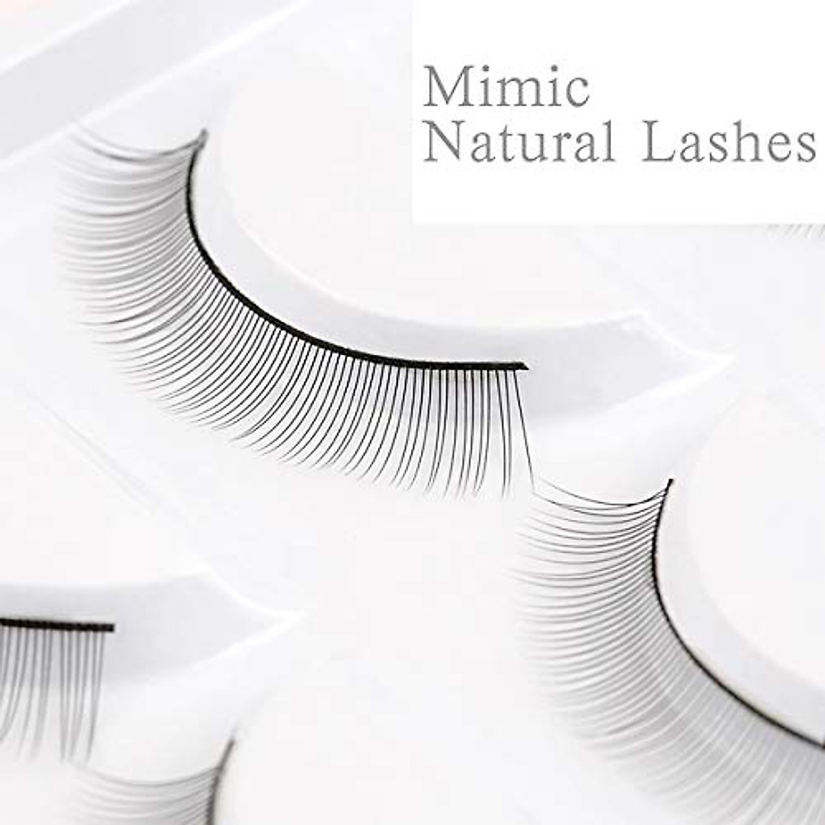 30 Pairs Practice Lash Strips Training Lashes for Eyelash Extensions Supplies Practice Eyelash Strips Lash Training Kit Lash Extension Supplies for Mannequin Head Beginner by SRCKFIZ