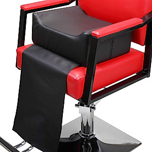 PENNYNANA Barber Shop Child Booster Seat Cushion U-Shaped PVC Leather Seat Cushion Beauty Salon Spa Massage Equipment for Styling Chair, Black
