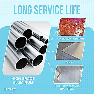 JJ CARE Mayo Stand [17Lbs Weight Capacity] - Stainless Steel Mayo Tray, Adjustable Height Medical Mayo Stand with 2 Nylon Caster Wheels, Surgical Tray, Tattoo Tray, Mayo Stands