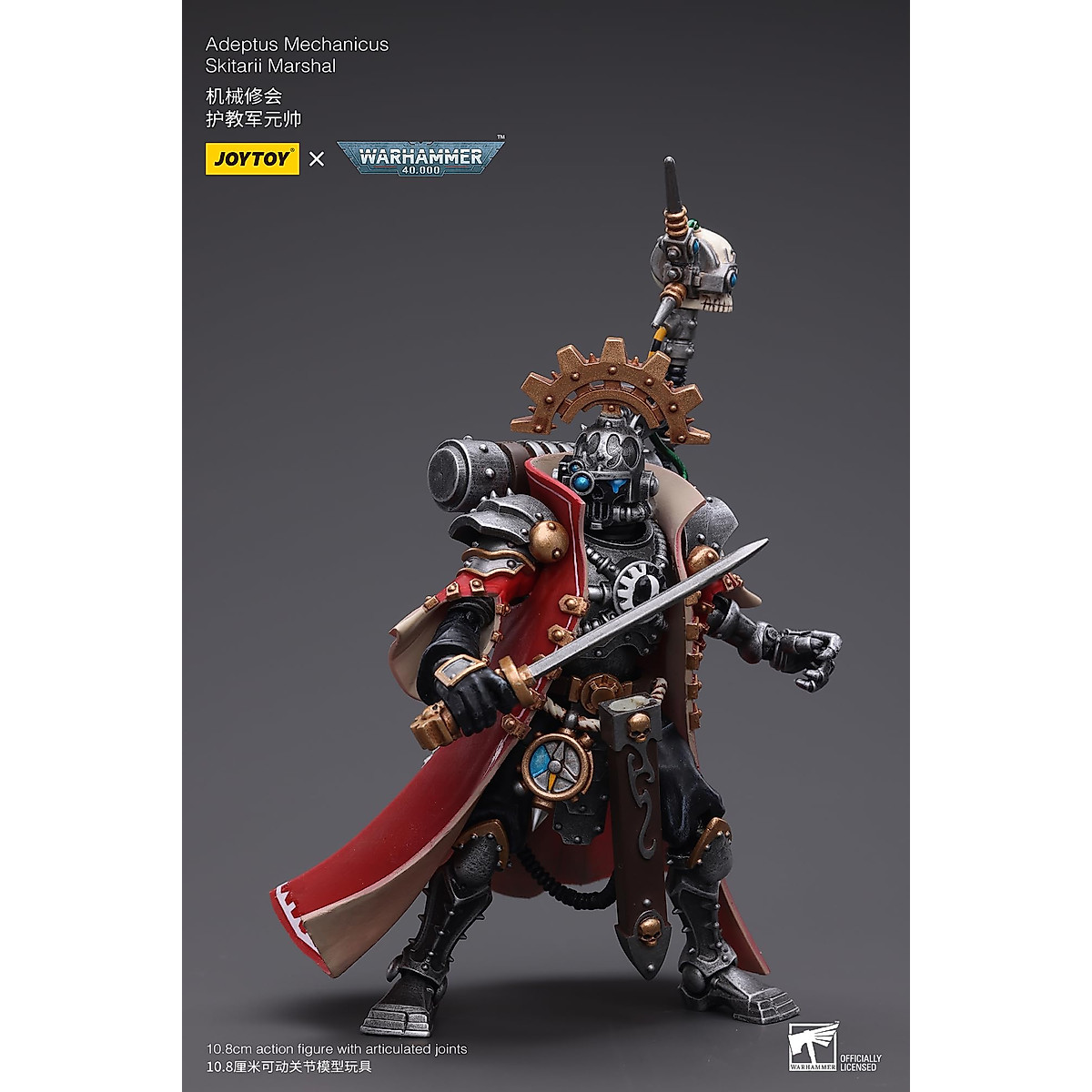 JoyToy Warhammer 40K: Adeptus Mechanicus Skitarii Marshal 1:18 Scale Action Figure