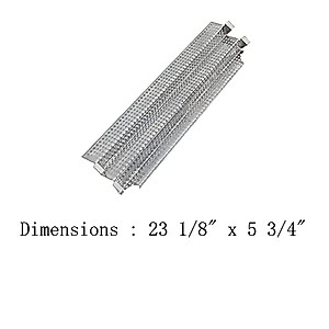 Votenli S9408A (8-Pack) 23 1/8" 16GA Stainless Steel Heat Plate Replacement for Viking VGBQ 30 in T Series, VGBQ 41 in T Series, VGBQ 53 in T Series, VGBQ30, VGBQ41, VGBQ53