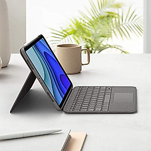 Logitech Folio Touch iPad Keyboard Case with Trackpad and Smart Connector for iPad Pro 11-inch (1st, 2nd, 3rd Generation) – Grey