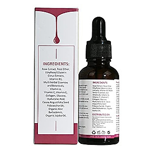 Rose Essential Oil, Face Rose Oil, Moisturizer Rose Oil, Anti Ageing & Anti Wrinkle Serum, Rose oil for Face, Skin Care - 30ml