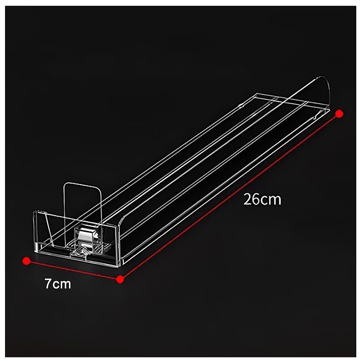 Zfmnoyev Store Display Shelves, Automatic Cigarette Pusher Shelf, 70 PCS Shelf Pusher Spring Loaded Organizer, for Market Store Retail(7x26cm)