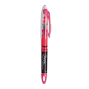 SHARPIE 1754464 Accent Liquid Pen Style Highlighter Chisel Tip Fluorescent Pink Dozen