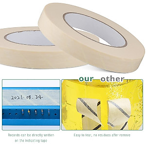 LVCHEN Autoclave Indicator Tape Dental Sterilization Steam Indicator Tape for Sterilization Lead Free 5 Roll (60 Yard x 3/4")