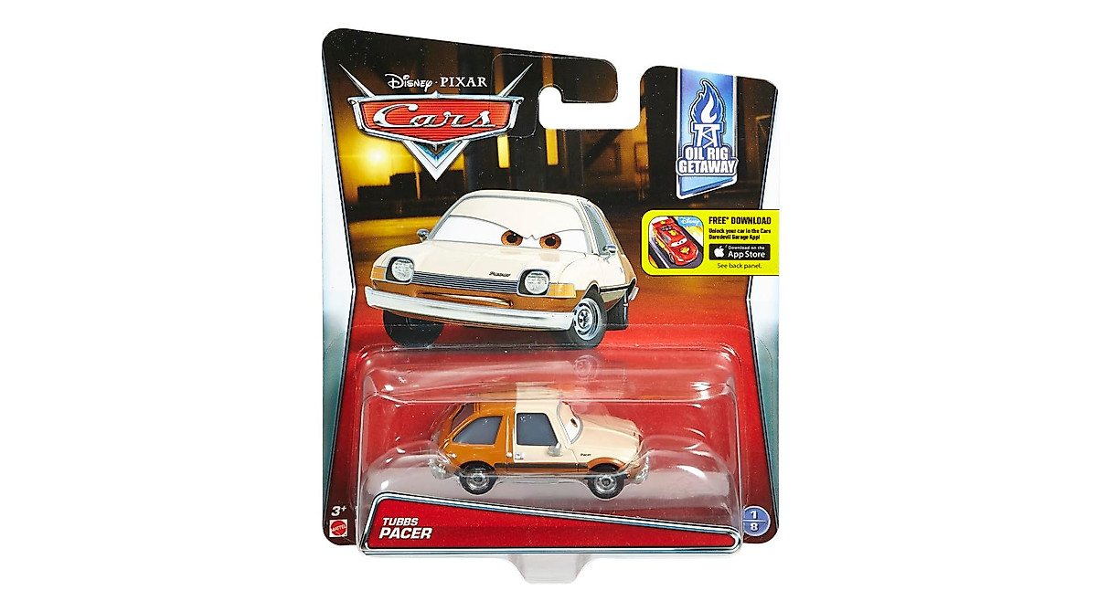 Disney Pixar Cars Diecast Tubbs - 1:55 Scale Collectible Vehicle