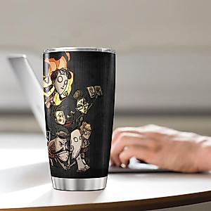 Tumbler Dont Coffee Stainless Steel Starve 20 30 Oz Office Together Tea Travel Insulated Hot Iced