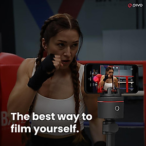 Pivo Pod Classic Auto Face Tracking Phone Holder, 360° Rotation, Content Creator Essentials for Fitness Tracker with Remote Control