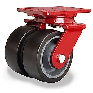 5" Hamilton S-HS2-5DB70 Heavy Service Dual Duralast® Wheel Swivel Caster