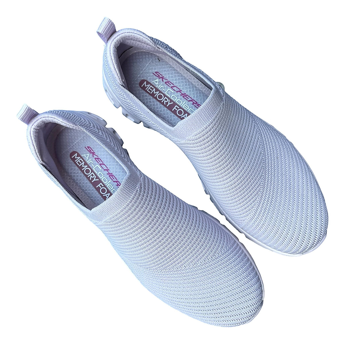 Skechers Glide Step Good Times Women's Arch Fit Comfortable Walking Shoe in Lavendar 7 Ladies